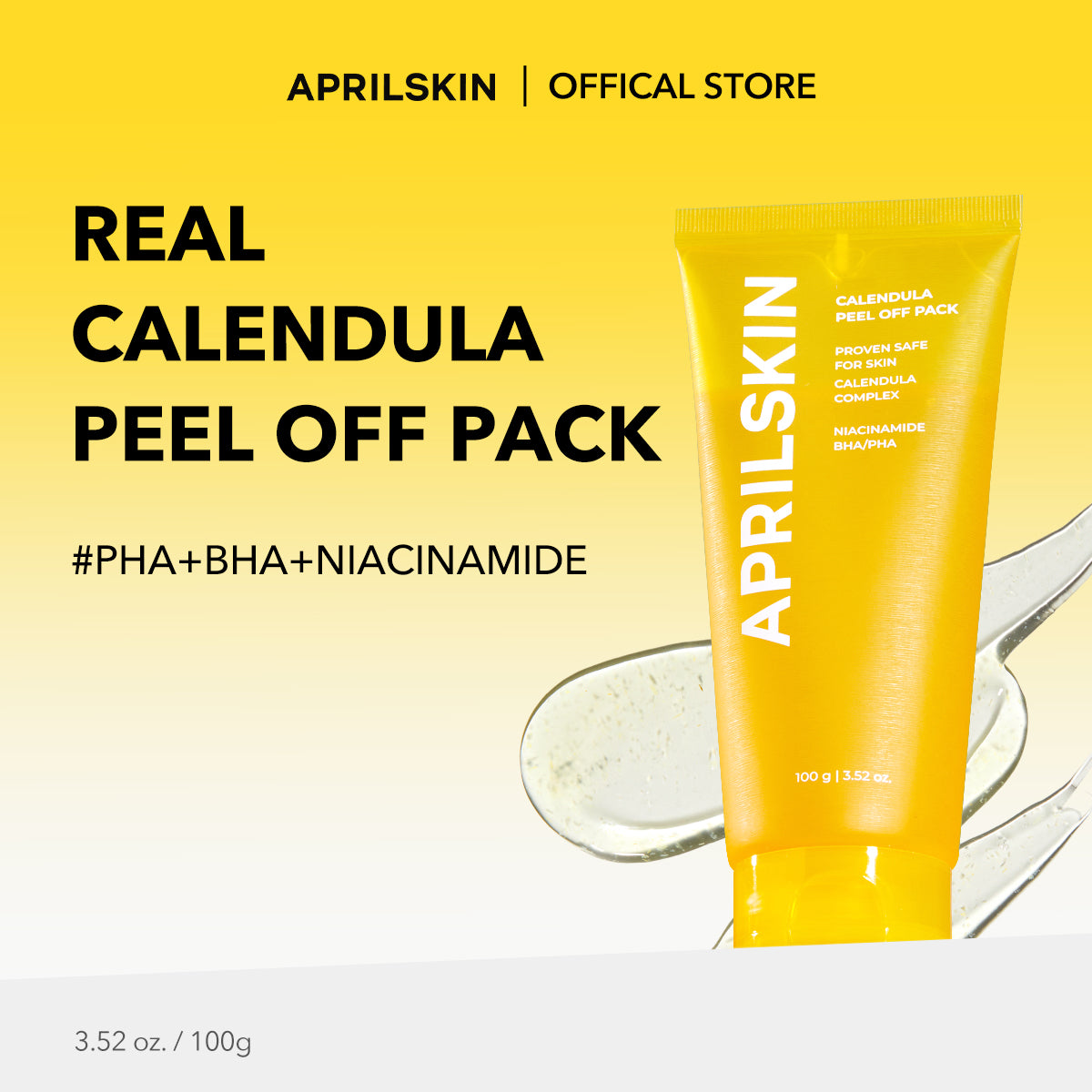 Real Calendula Peel Off Pack – APRILSKIN SG